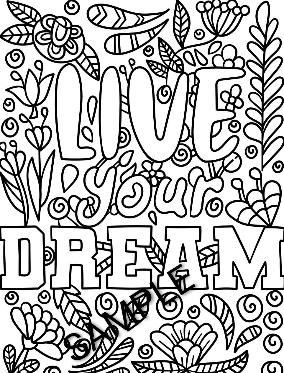 Beautiful Brown Coloring & Affirmations Book (Printable PDF) – BMGS ...
